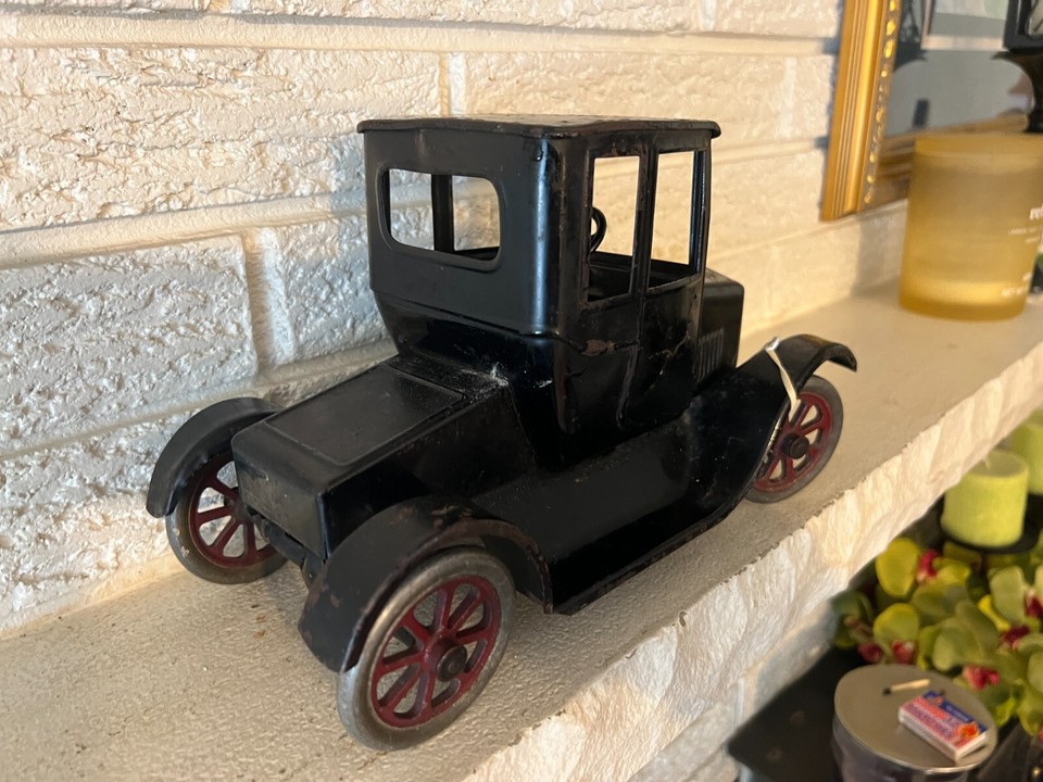 Rare Antique Toy Buddy L Flivver Model T Stamped Steel round Decal ...