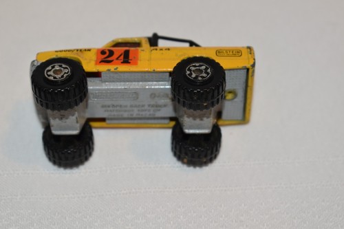 Matchbox 1981 Yellow 4x4 Open Back Truck Made in Macau 1:64 scale | eBay