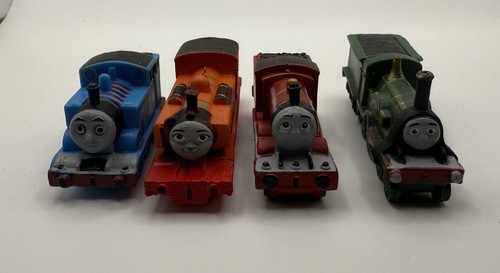 Lot Of 4 Thomas The Train Small Mini Cake Toppers Toy Plastic Figures ...
