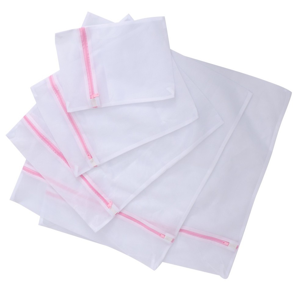 5pcs Bra Underwear Lingerie Machine Mesh Wash Bag Travel Mesh Bag (Pink ...