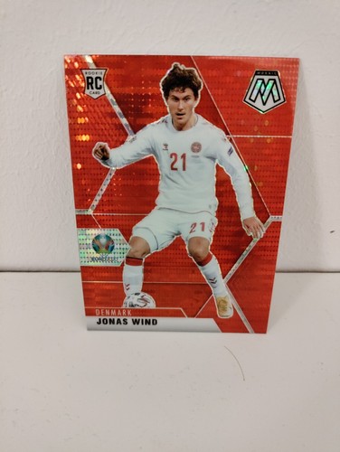 Jonas Wind Denmark Panini Red Mosaic Parallel Fotball Card Rookie | eBay