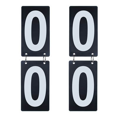 Score Keeper 6 Sets Numbered Scoreboard Cards - 0-9 Flip Charts For ...