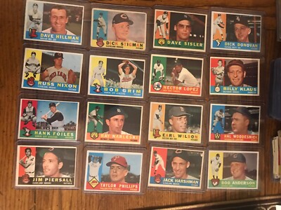 Taylor Phillips 1960 Topps Baseball Card (Sale Is For Card In Title ...