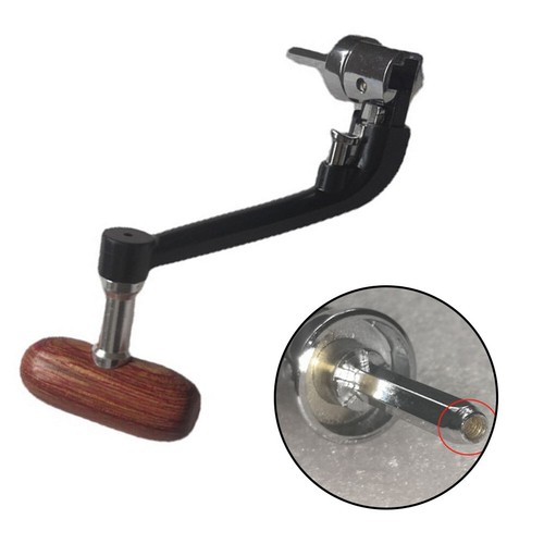 Moulinet de P??che Poign??e Moulinet ?? Bascule Pliable Manivelle Mat??riel de P | eBay