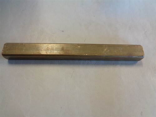 BRASS PROPELLER KEY 7 1/8" X 3/4" MARINE BOAT | eBay