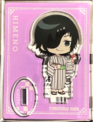 Chainsaw Man x Raku Spa Mini Acrylic Stand Figure Himeno Fujimoto Anime ...