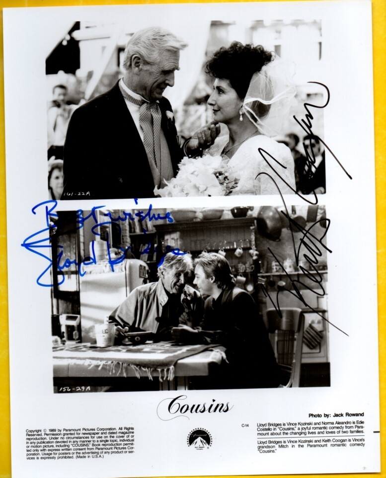B-LLOYD BRIDGES/KEITH COOGAN Autograph Photo from COUSINS W/COA | eBay