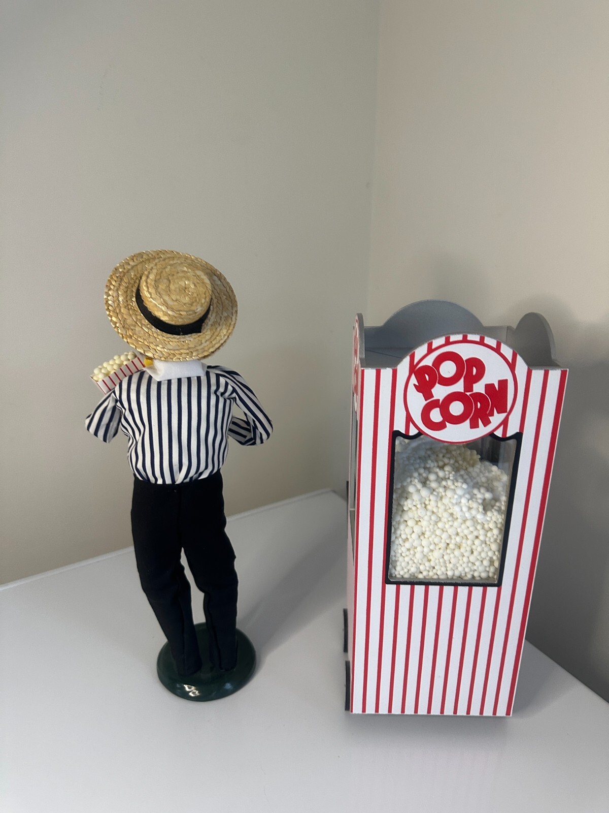 RARE HTF 2012 BYERS CHOICE POPCORN FAMILY & POPCORN MACHINE (5 items ...