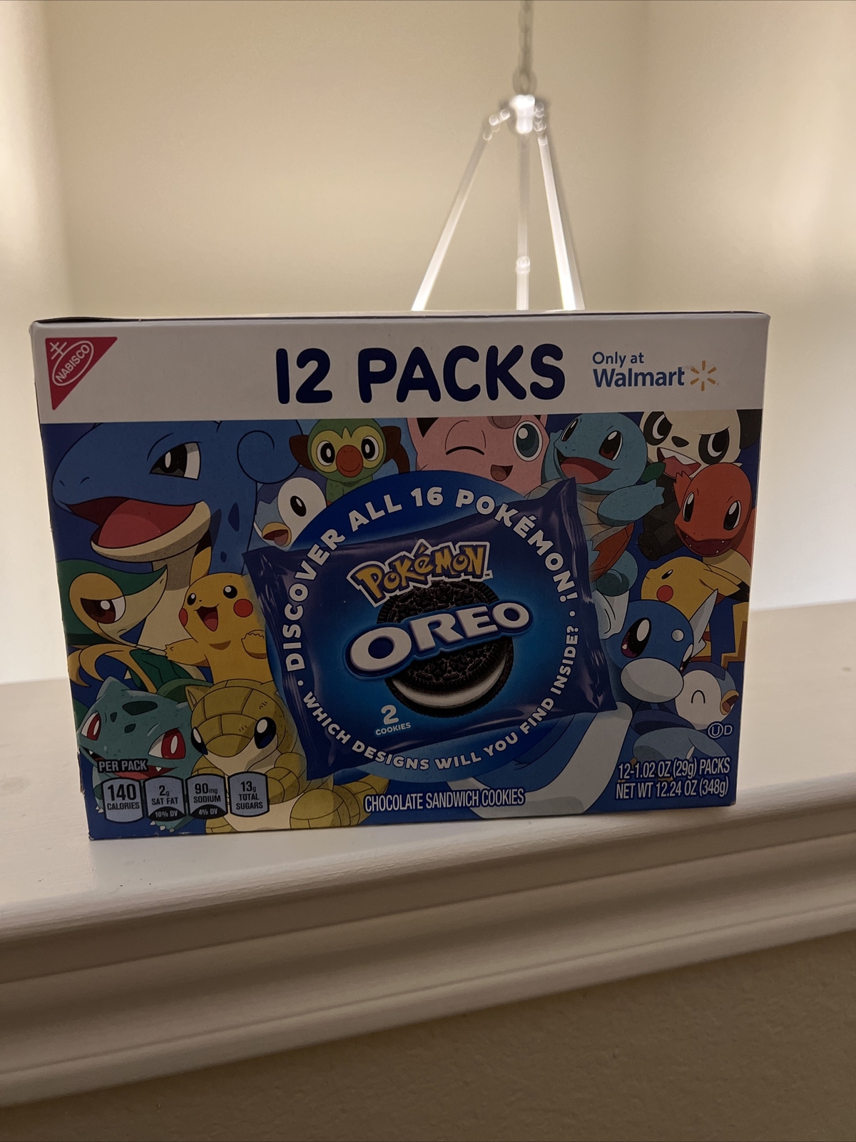 Pokemon Oreo Cookies Walmart 12-Pack Box Expired Collectible for sale ...