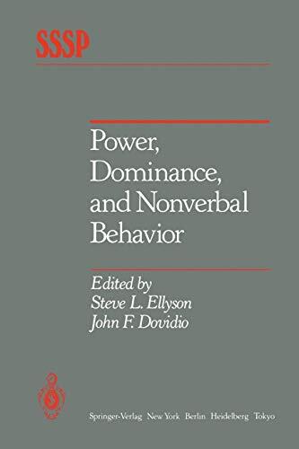 Power, Dominance, and Nonverbal Behavior 9781461295662| eBay