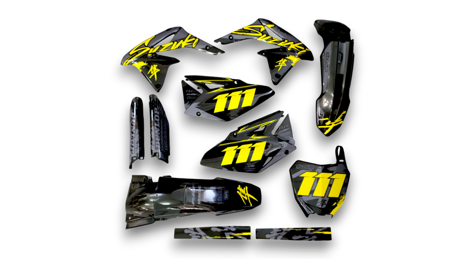 Plastics + Graphics Suzuki RMZ 250 2004-2009 RMZ 450 2005-2007 | eBay