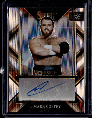 2023 Panini Select WWE - Signature Selections Mark Coffey #SL-MCF Flash ...