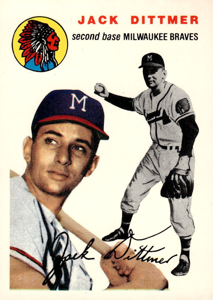 1994 Topps Archives 1954 #53 Jack Dittmer | eBay
