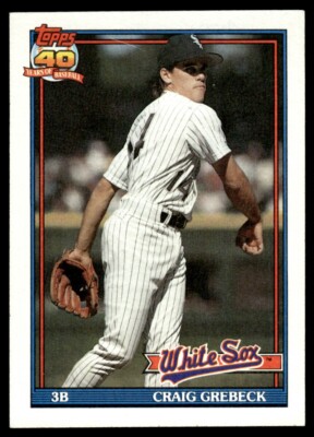 1991 Topps #446 Craig Grebeck Chicago White Sox | eBay