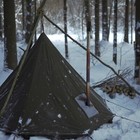 Two military polish lavvu ponchos Size 1 - it is a teepeee tent, also ...