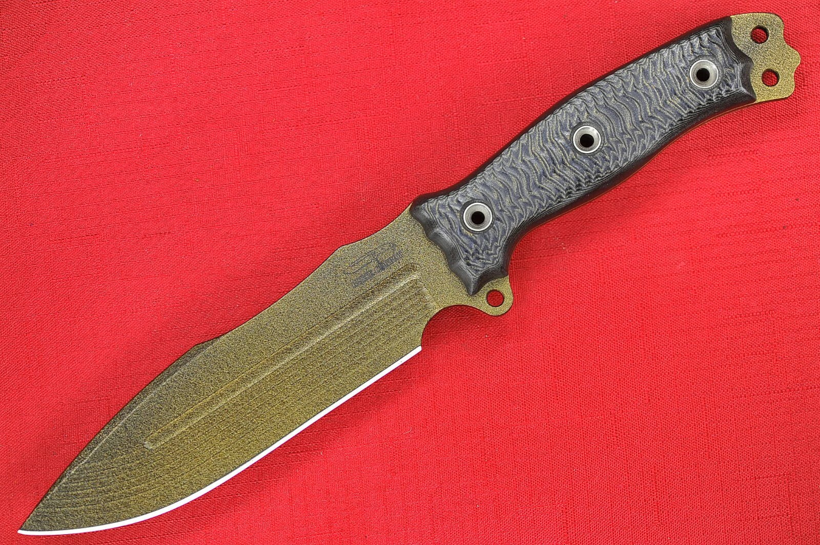 Busse Combat Hell Razor .20" Olive Bronze INFI Blade w/CBTs Mag Green ...
