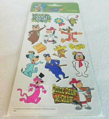1990s HANNA BARBERA CHARACTERS STICKERS x | Grelly UK