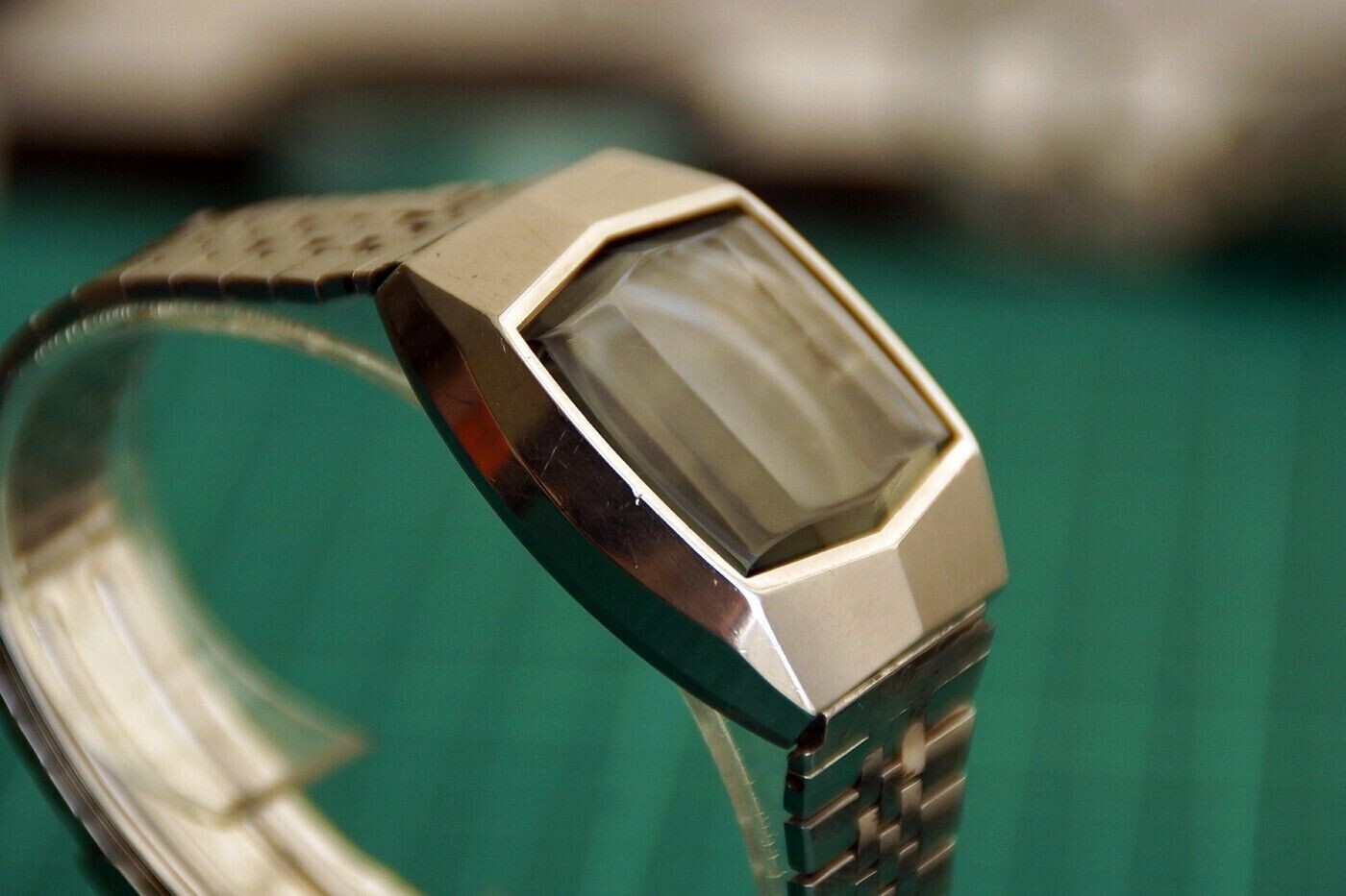 King Seiko Vanac 5256-5000 case, crystal, bracelet, crown. No caliber ...