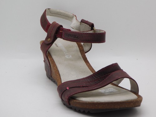 Merrell Revalli Aura Causal Footwear Women Leather Sandal Wedge Open ...