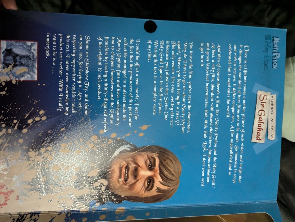 Monty Python & The Holy Grail 12" Action Figures. Set of 3. | eBay