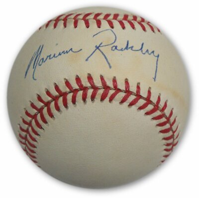 Marvin Rackley Hand Signed Autographed MLB NL Baseball Brooklyn Dodgers ...