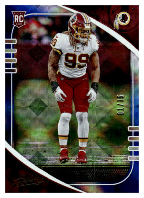 2020 Absolute Blue Diamonds #117 Chase Young REDSKINS RC /75 | eBay