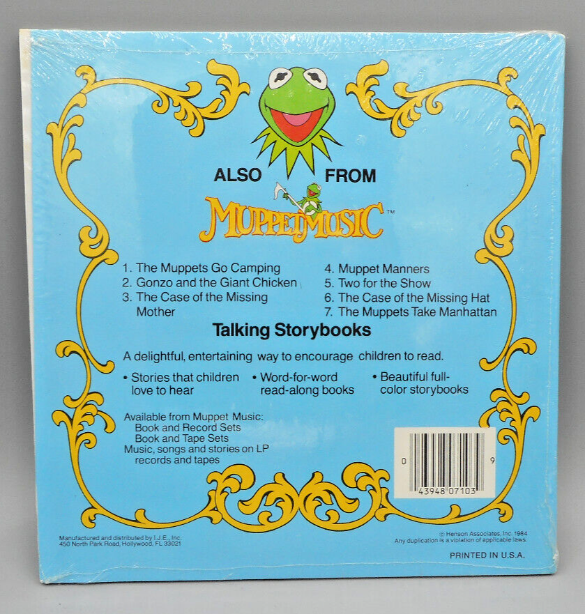 Muppets Take Manhattan Talking Storybooks Muppet Music Miss Piggy ...