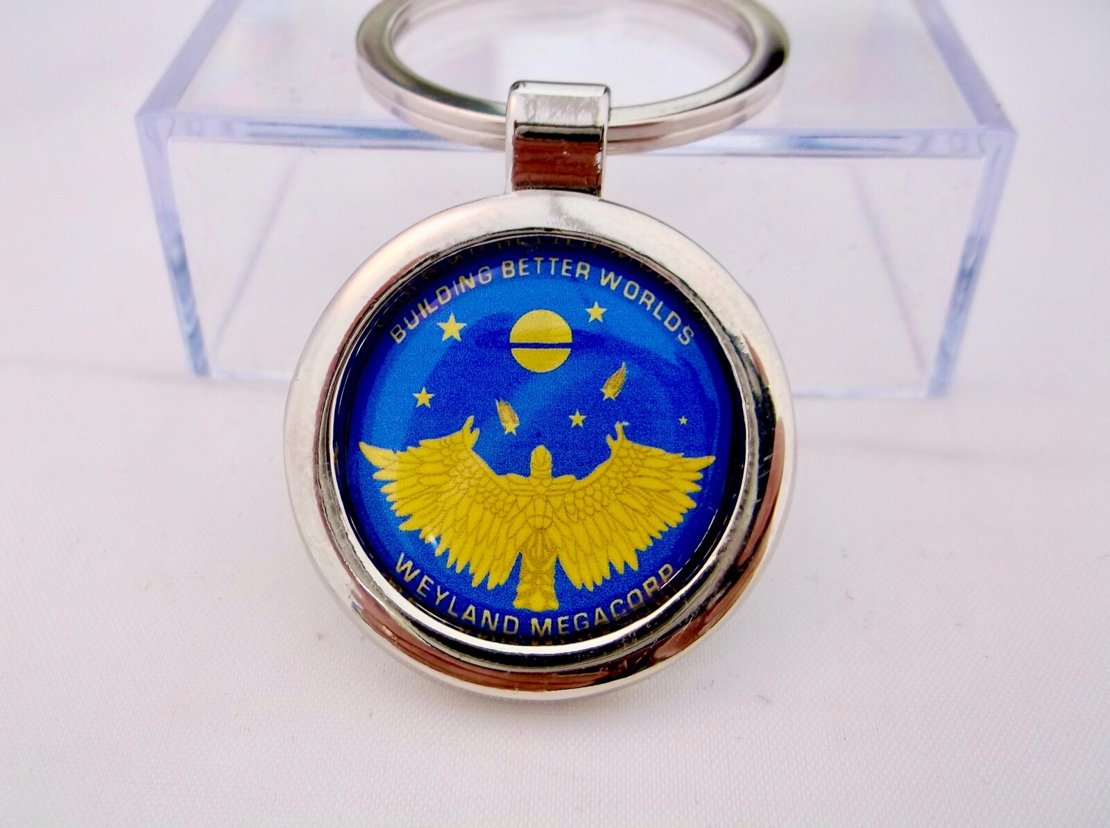 ALIEN ALIENS PROMETHEUS WEYLAND MEGACORP KEY FOB KEYRING CHAIN GIFT | eBay