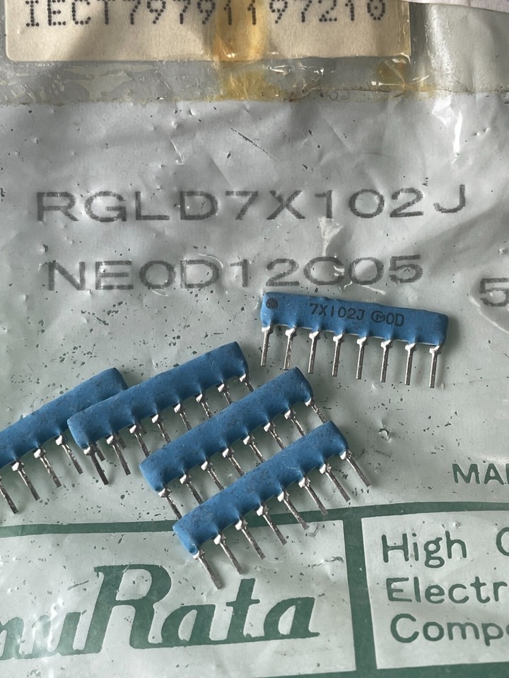 5x RGLD7X102J 1K 5% 1W Resistors Networks & Arrays | eBay