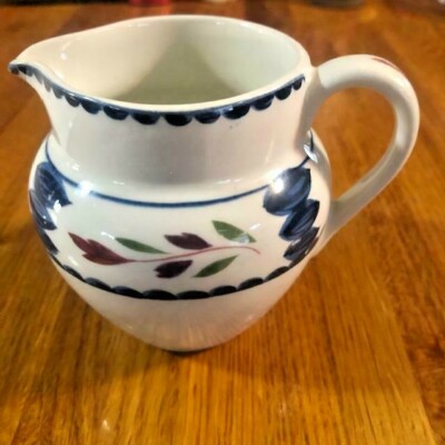 Adams Lancaster Creamer Cream Pitcher Jug 8 Oz 3 1/2" England Ironstone ...