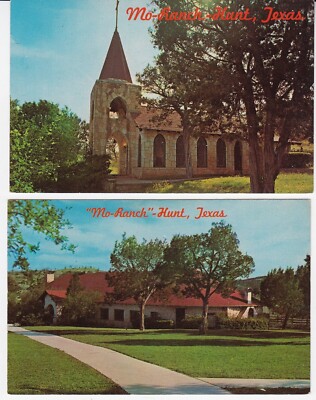 (2) PRESBYTERIAN MO-RANCH - HUNT, TEXAS Frank Whaley Chrome Postcards ...