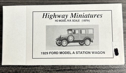 Jordan Highway Miniatures HO Scale 1929 Ford a Station Wagon Vintage ...