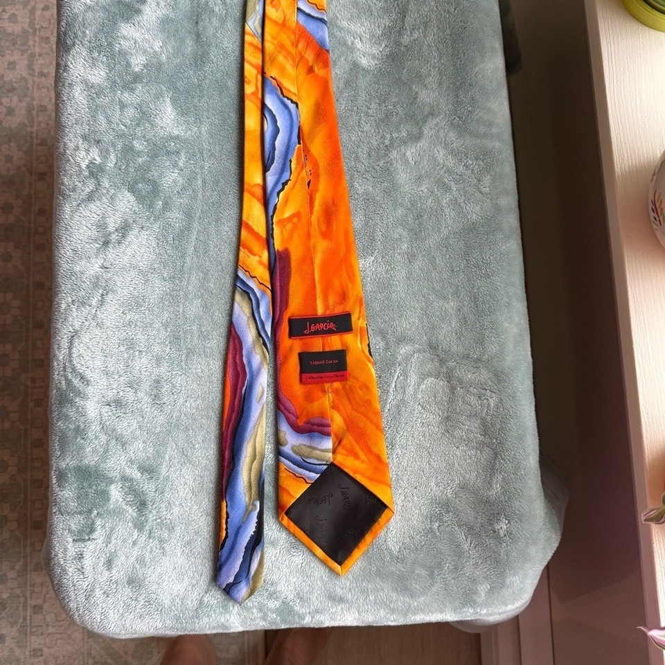 J. Garcia liquid torso Multicolor 100% Silk Tie | eBay