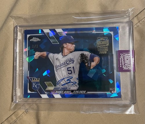 2025 Topps Archives Signature Series Brady Singer Buyback Autograph 1/1 ...