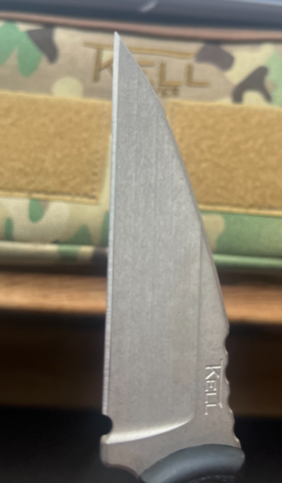 TKell Knives Adversary | AEB-L Blade Steel | Black Battle Lock G10 ...