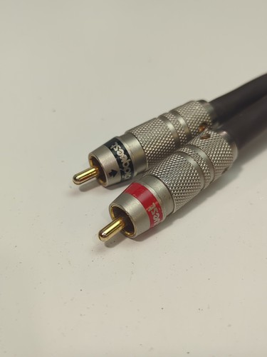 AudioQuest Topaz Interconnect RCA Stereo Audio Cables 1M (3.2ft), Screw ...