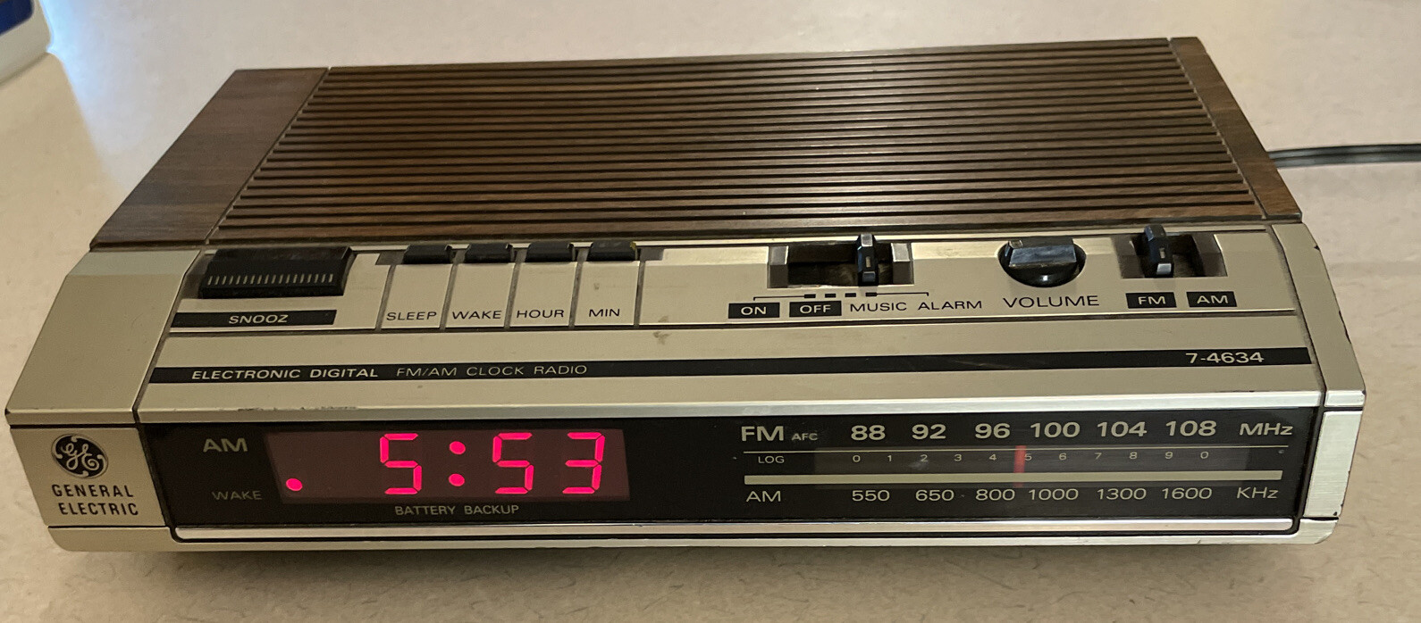 GE 7-4634 date of manufacter - Antique Radio Forums