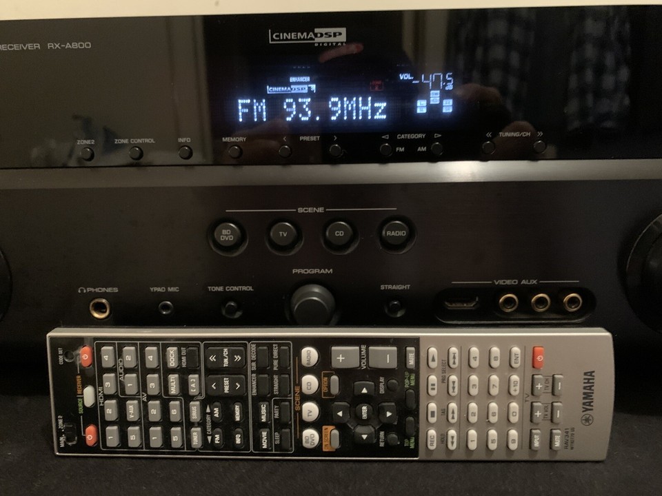 YAMAHA Aventage RX-A800 7.2-Channel A/V Receiver - Powers On - Untested ...