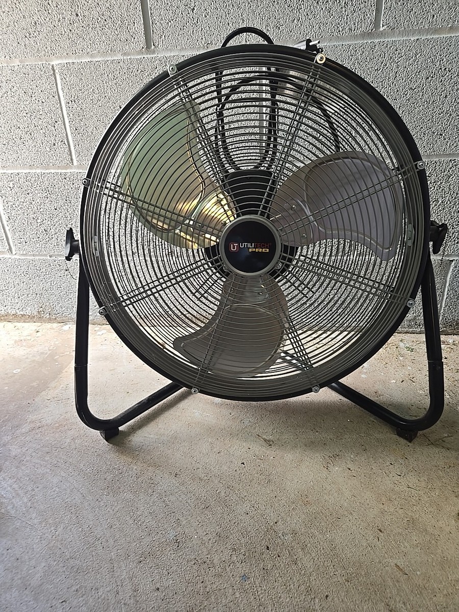 Utilitech Pro 3 Speed Fan Utilitech 24 In 3 Speed Oscillation High