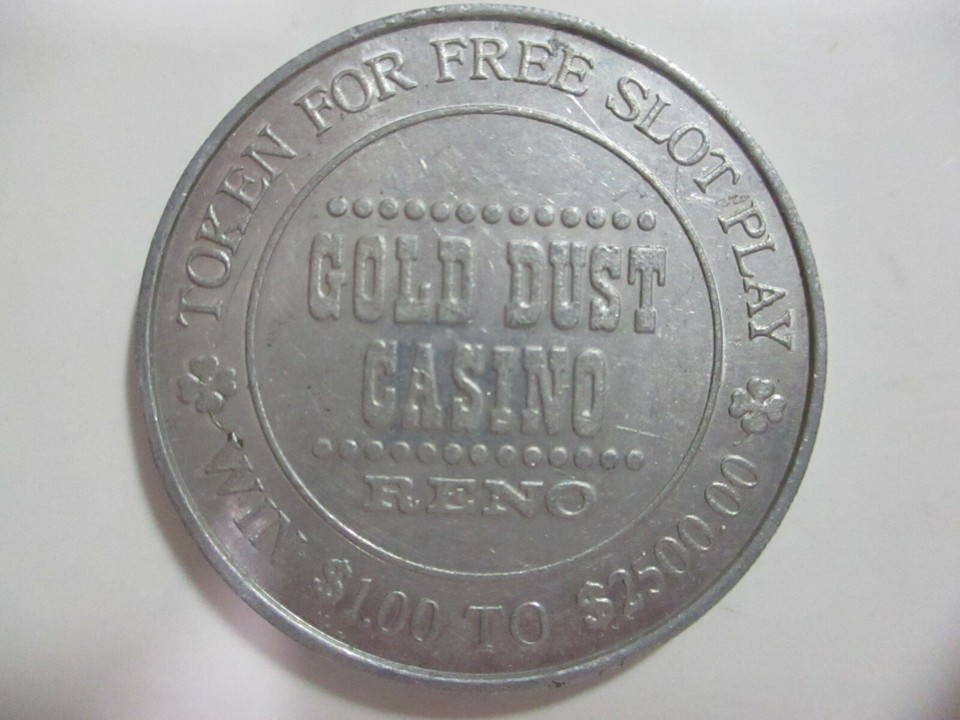 FREE PLAY TOKEN GOLD DUST CASINO RENO, NEVADA RARE SEE PIC | eBay