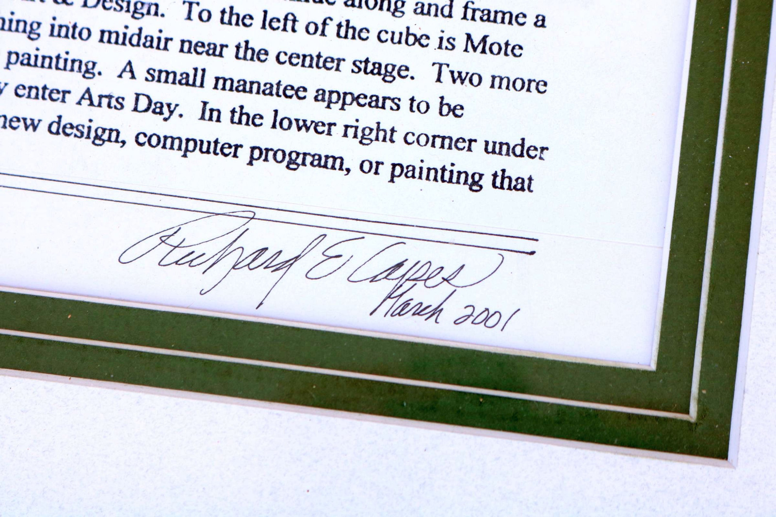 Sarasota FL Richard Capes Art Sarasota Description Charity Art Culture ...