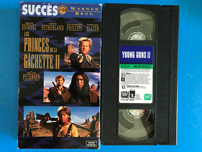 Les princes de la gachette 2/Young guns 2 VHS tape & sleeve FRENCH | eBay
