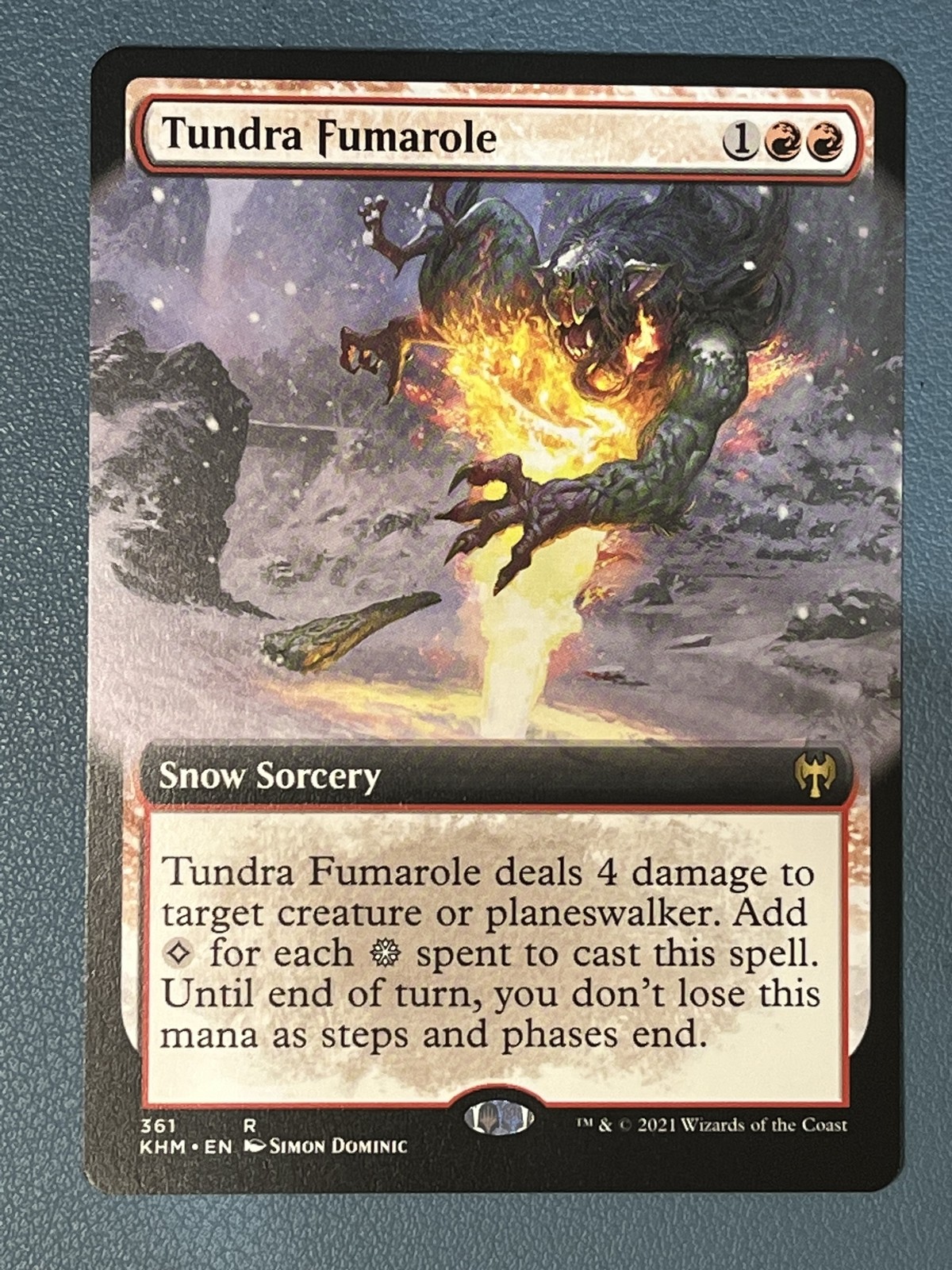 Tundra Fumarole (Extended Art) Kaldheim MTG KHM | eBay