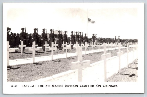 RPPC WW2 Taps 6th Marine Division USMC Marine Corp Okinawa Japan ...