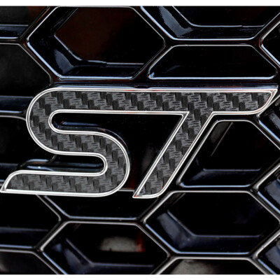 2020-2024 Ford Explorer ST Black Carbon Fiber Emblem Overlay Decal ...