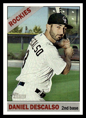 2015 Topps Heritage High Number Daniel Descalso 532 Colorado Rockies | eBay