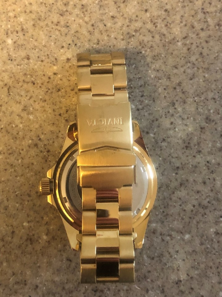 Invicta 30024 Men's Pro Diver Quartz Watch Stainless Steel Gold - Needs ...