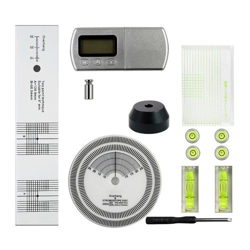 for LP Vinyl Record Pickup Calibration Plate Distance Gauge Protractor ...