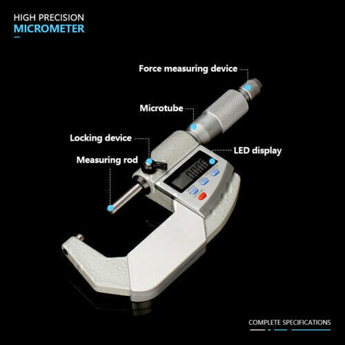 0.001mm IP65 Waterproof Outside Thickness Gauge Caliper Digital ...