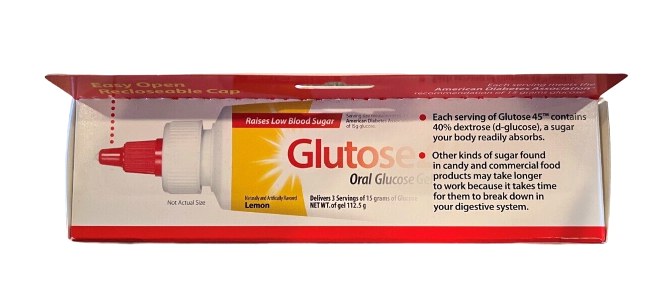 Glutose45 Oral Glucose GEL 45 G for sale online | eBay